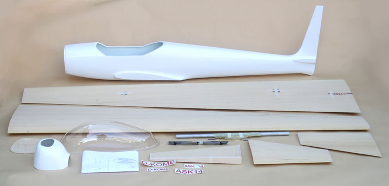 ASK 14 476 cm, RC-Tronics-Topp-Rippin e.K