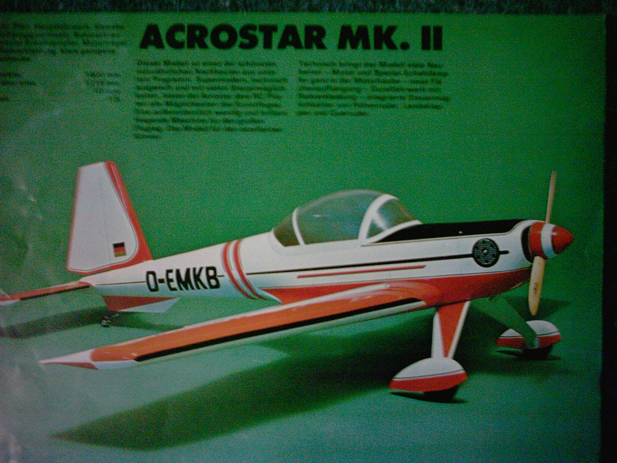 Kabinenhaube Acrostar MK.II 160cm, RC-Tronics-Topp-Rippin e.K