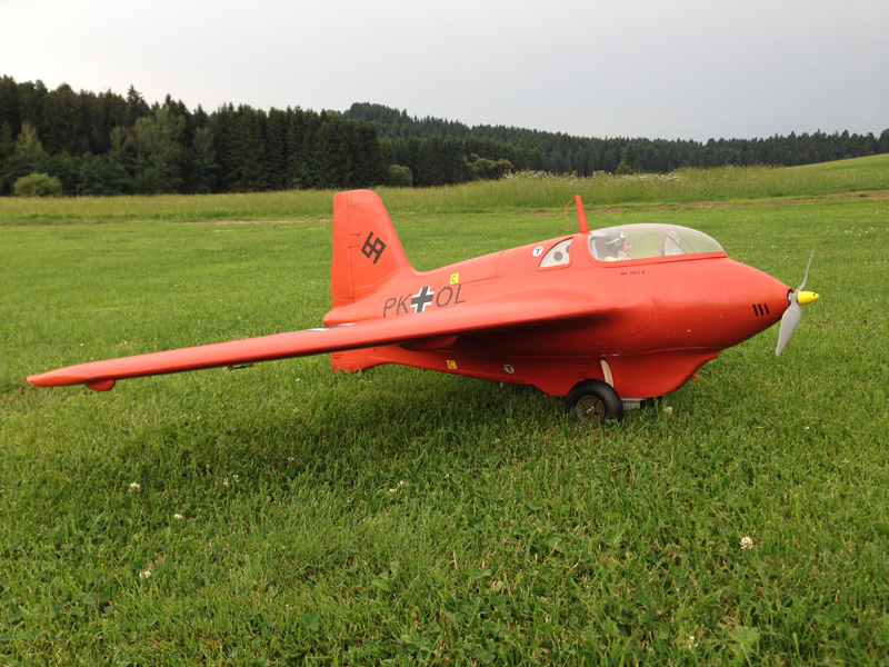 Me 163 190 cm Steckfläche, RC-Tronics-Topp-Rippin e.K