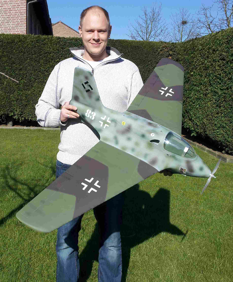 Me 163 140 cm, RC-Tronics-Topp-Rippin e.K