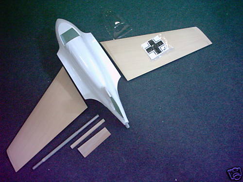 Me 163 190 cm Steckfläche, RC-Tronics-Topp-Rippin e.K