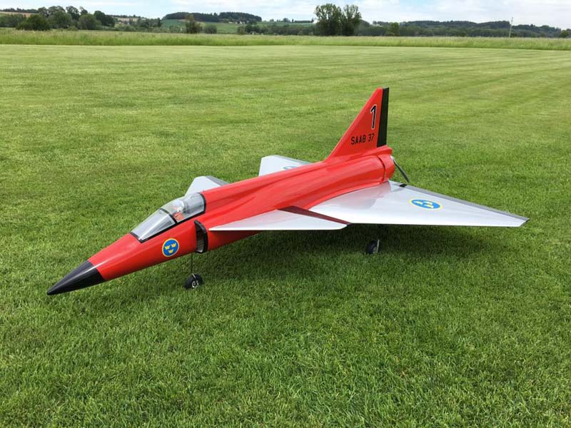 Saab Viggen 120 cm, RC-Tronics-Topp-Rippin e.K